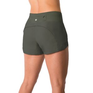 Tough Mode Womens 3" Lightweight Running WOD Volleyball Shorts Workout Mesh Liner Zip Pocket