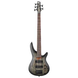 ibanez sr standard 5 string electric bass - black stained burst