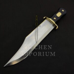 Damascus KE-01371-HK 15.50 Custom handmade D2 Tool Steel Iron Mistress Hunting Knife D2 Tool Steel Iron Mistress Hunting knife, Silver