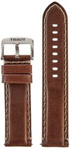 tissot t852044980 22mm lug brown leather strap