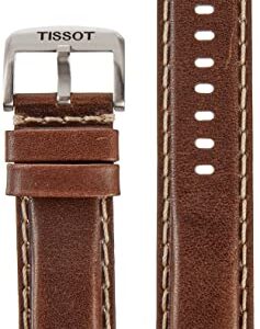 Tissot T852044980 22mm Lug Brown Leather Strap