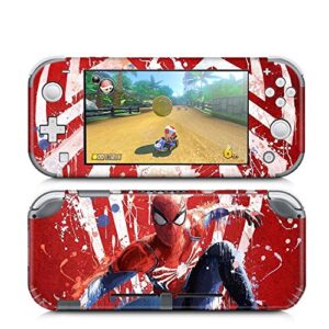 tgdplue skin sticker for nintendo switch lite,switch lite vinyl protective wrap cover sticker full set skin protective film sticker-red