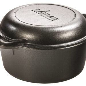 Lodge Cast Iron Serving Pot and Skillet Bundle