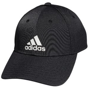 adidas unisex kids-boy's/girl's relaxed adjustable fit cap, black/white/grey, one size