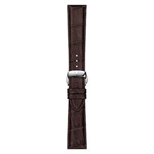 tissot t852045399 21mm lug brown leather strap