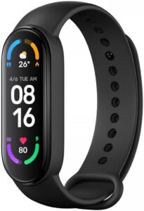 xiaomi mi smart band 6 40% larger 1.56'' amoled touch screen, sleep breathing tracking, 5atm water resistant, 14 days battery life, 30 sports mode, fitness, steps, sleep, heart rate monitor