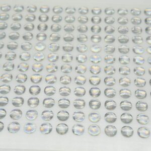 HTHYLURE Fishing Lure Eye 3D Soft Solid Silver Eye Fishing Eyes Holographic Lure Eyes Making Fly Tying Fake Fish Eyes DIY Lifelike Realistic Artificial Holographic Fake Eyes All Silver 4MM-500pcs