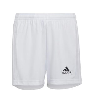 adidas Girls' Squadra 21 Shorts, White/White, Large