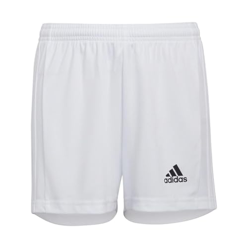 adidas Girls' Squadra 21 Shorts, White/White, Large