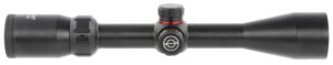 simmons 8 point 3-9x40 black riflescope 3.5" eye relief with truplex reticle, rings included s8p3940