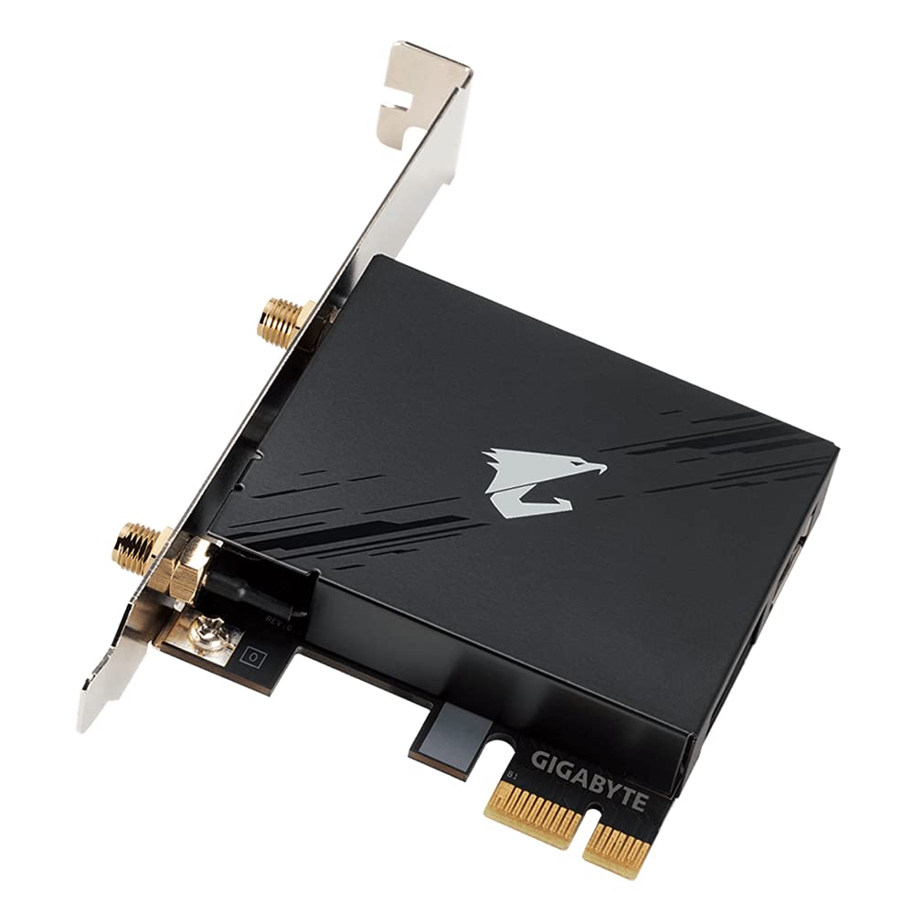 GIGABYTE WiFi 6E GC-WBAX210 (2x2 802.11ax/ Tri-Band WiFi/Bluetooth 5.2/ PCIe Expansion Card)