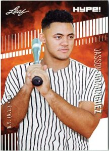 jasson dominguez 2019 leaf hype! #26 just 5000 made, 25) rookie card lot yankees