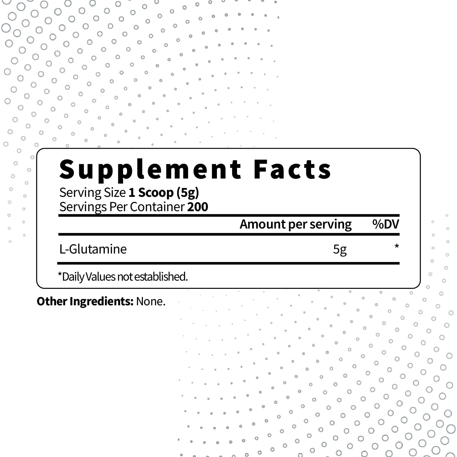 5X Strength L Glutamine Powder (5000mg | 1KG) 6-Month Supply Pure L-Glutamine Supplement for Leaky Gut Health, Gastrointestinal Lining Support & Recovery for Women/Men - Vegan, Gluten Free, No Fillers