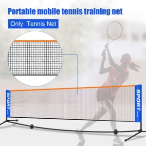 Portable Badminton Net Set for Tennis, Soccer Tennis, Kids Adult Volleyball Training Net Indoor/Outdoor Sports Net for Garden Court Beach Backyard