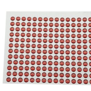 Fishing Lure Eye 3D Soft Solid Red Eye Fishing Eyes Holographic Lure Eyes Making Fly Tying Fake Fish Eyes DIY Lifelike Realistic Artificial Holographic Fake Eyes All Red 4MM-500pcs