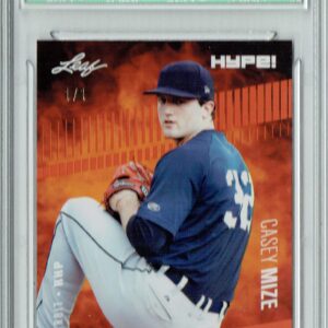 Casey Mize 2018 Leaf HYPE! #11 Masterpiece True 1 of 1 Rookie Card PGI 10