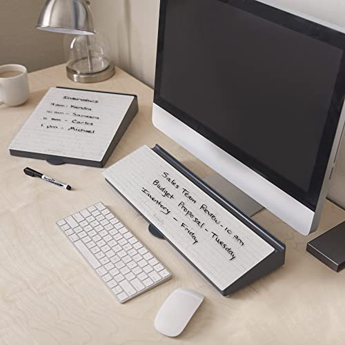 ECR4Kids MessageStor Keyboard Write and Store, Desk Organizer, White Brick