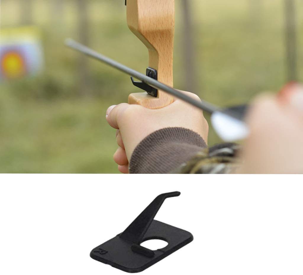 10pcs Black Plastic Arrow Rest Archery RH Recurve Bow Arrow Rest Hunting Shooting Targeting Accessory Right Hand