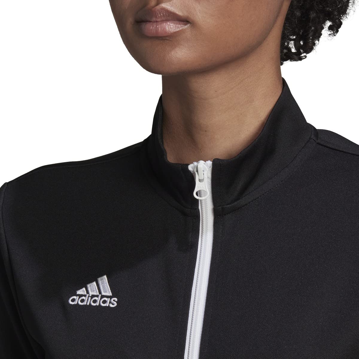 adidas Women's Entrada 22 Track Jacket, Black, Medium