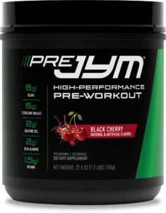 pre jym 30 servings - black cherry