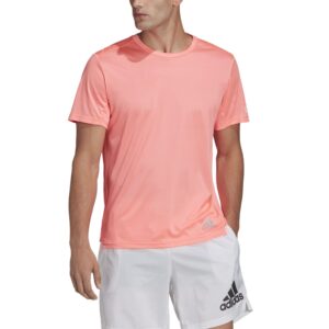 adidas men's run it tee, semi mint rush, medium