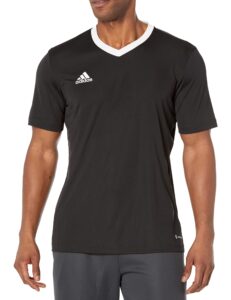 adidas men's entrada 22 jersey, black, medium