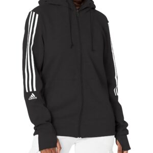 adidas Women's Designed 2 Move Full-Zip Hoodie, Black, Small