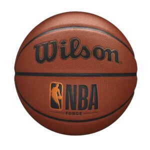 wilson nba forge series indoor/outdoor basketball - forge, brown, size 7 - 29.5"