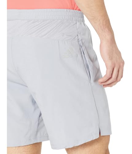 adidas mens Run It Shorts, Halo Silver, X-Small US