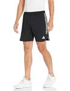 adidas men's condivo 22 match day shorts, black/white, large