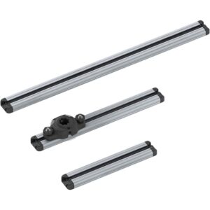 railblaza aluminum boat gunnel track rail system (20 in), compatible with crestliner, lund, lowe, g3 and more