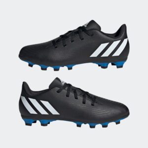 adidas Big Kid Predator Edge.4 Flexible Ground Core Black/White/Vivid Red 4.5