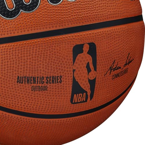 WILSON NBA Authentic Series Basketball - Outdoor, Size 7 - 29.5"