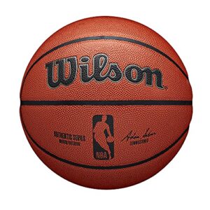 wilson nba authentic basketball - indoor/outdoor, size 7 - 29.5 inch