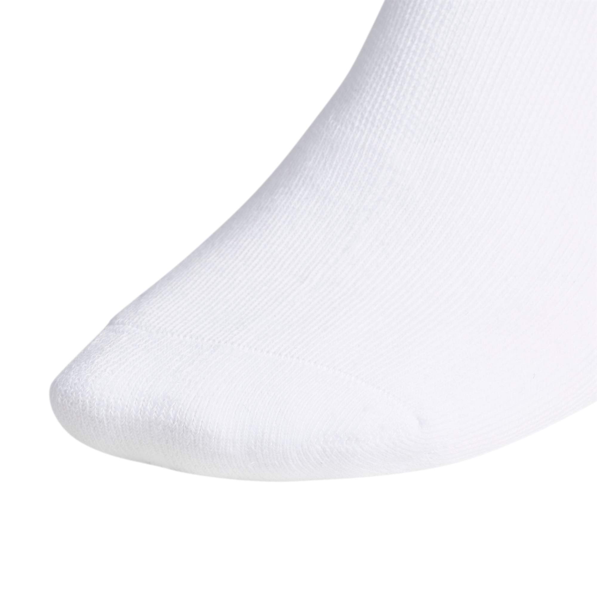 adidas Originals Trefoil Quarter Socks (6-Pair), White/Black, Medium