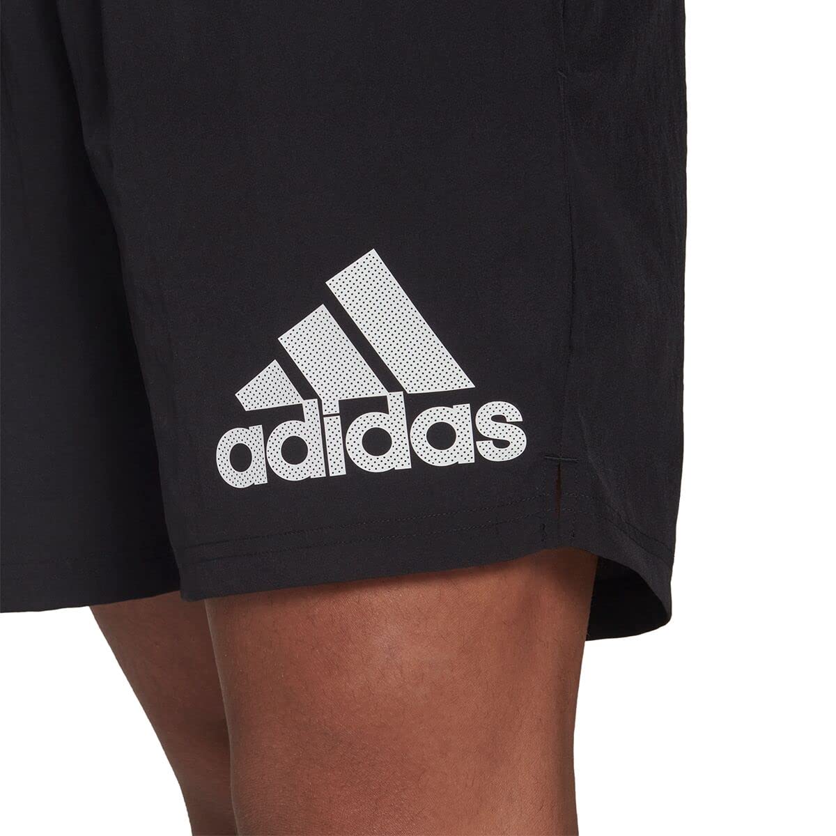 adidas Men's Run It Shorts, Black (Logo), X-Large