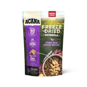 acana freeze dried dog food meal & topper, grain free high protein free-run chicken recipe, 8oz