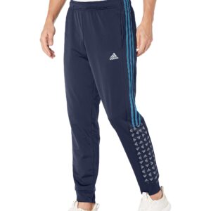 adidas Men's Warm-Up Tricot Regular Badge of Sport Track Pants, Legend Ink, Large