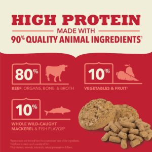 ACANA Freeze Dried Dog Food Meal & Topper, Grain Free High Protein Farm-Raised Beef Recipe, 14oz