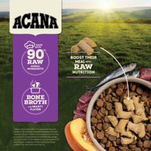 ACANA Freeze Dried Dog Food Meal & Topper, Grain Free High Protein Free-Run Chicken Recipe, 8oz