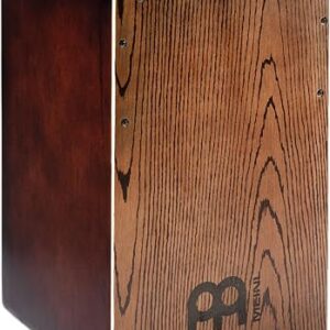 Meinl Percussion Backbeat Bass Cajon with Ported Sound Hole and Adjustable Strings for Snare Effect — NOT MADE in CHINA — Replicate Acoustic Drum Set Grooves, 2-YEAR WARRANTY (BBCAJTH)