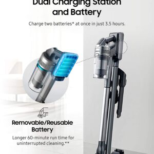 Samsung 90 + CS Jet Cordless Stick Vacuum, Grey