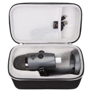 mchoi hard eva travel case for blue yeti nano premium usb mic(new version), case only