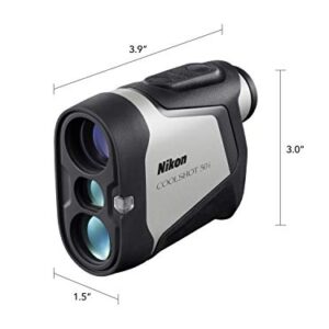 Nikon COOLSHOT 50i Golf Rangefinder | Laser rangefinder with magnet mount, slope, OLED display | Official Nikon USA Model