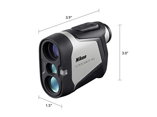 Nikon COOLSHOT 50i Golf Rangefinder | Laser rangefinder with magnet mount, slope, OLED display | Official Nikon USA Model