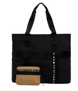 adidas women's karlie kloss tote, black/black/white, no size