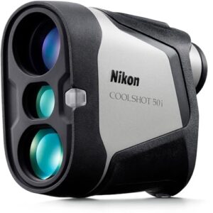 nikon coolshot 50i golf rangefinder | laser rangefinder with magnet mount, slope, oled display | official nikon usa model