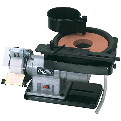 DRAPER Wet and Dry Bench Grinder, 350W [31235]