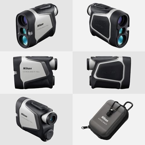 Nikon COOLSHOT 50i Golf Rangefinder | Laser rangefinder with magnet mount, slope, OLED display | Official Nikon USA Model