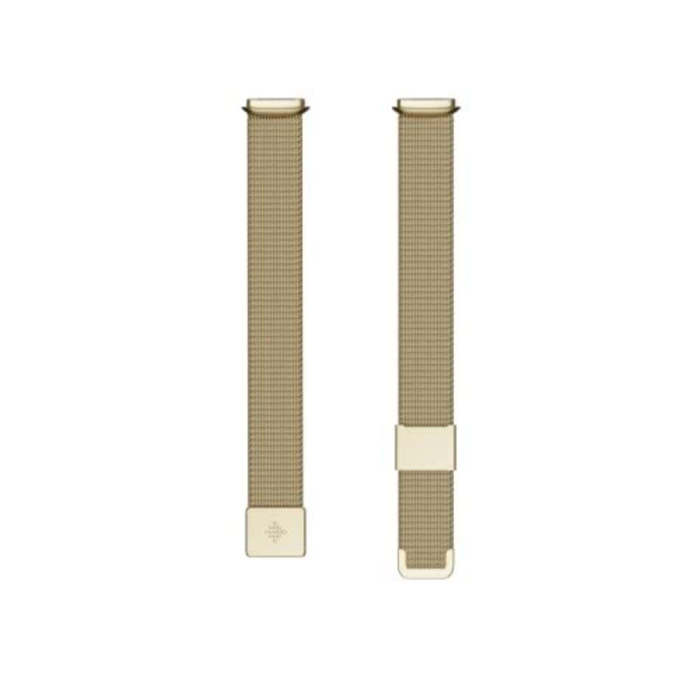 Fitbit Luxe Stainless Steel Mesh Accessory Band in Soft Gold, Official Product, One Size